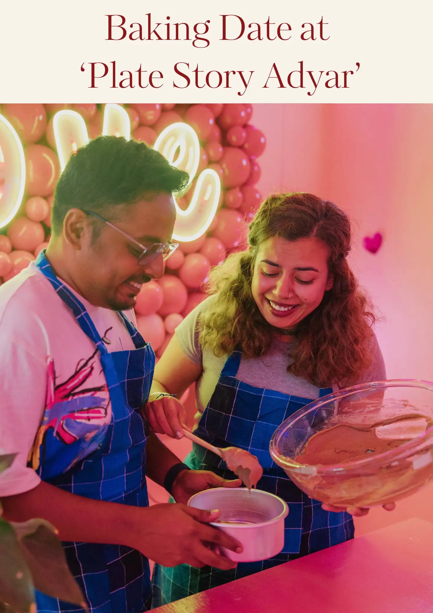 Couple Baking Date | Romantic & Fun Baking Experience for Two – PlateStory